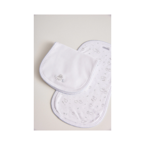 Bucheros de Tela "Fluffy Sheep"- Azul (2 Unidades) – Mr. Baby